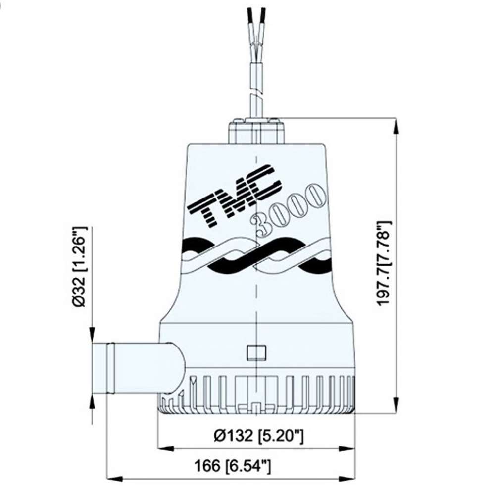 Αντλία καμπάνα 12000 LPH σεντίνας TMC » Kouskoukis