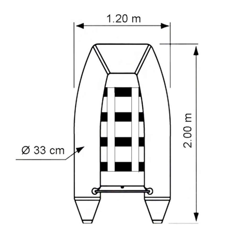 Βαρκάκι 200cm με πηχάκια » Kouskoukis
