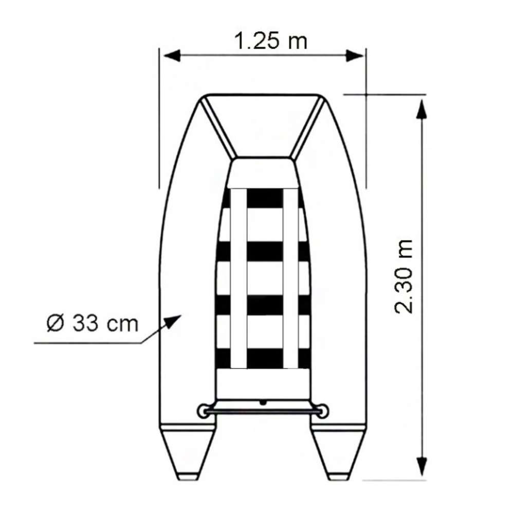 Βαρκάκι 230cm με πηχάκια » Kouskoukis