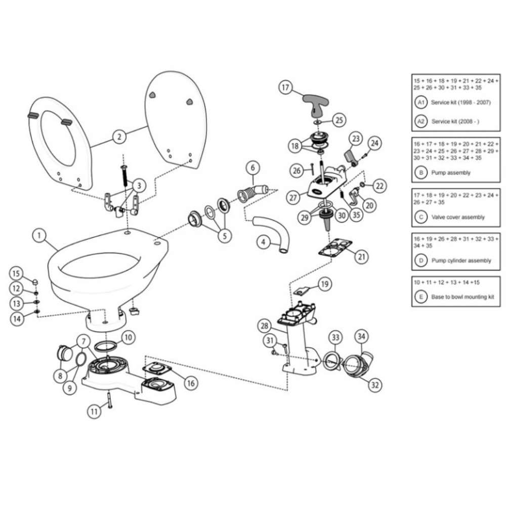 Τρόμπα νερού κομπλέ Twist n Lock » Kouskoukis