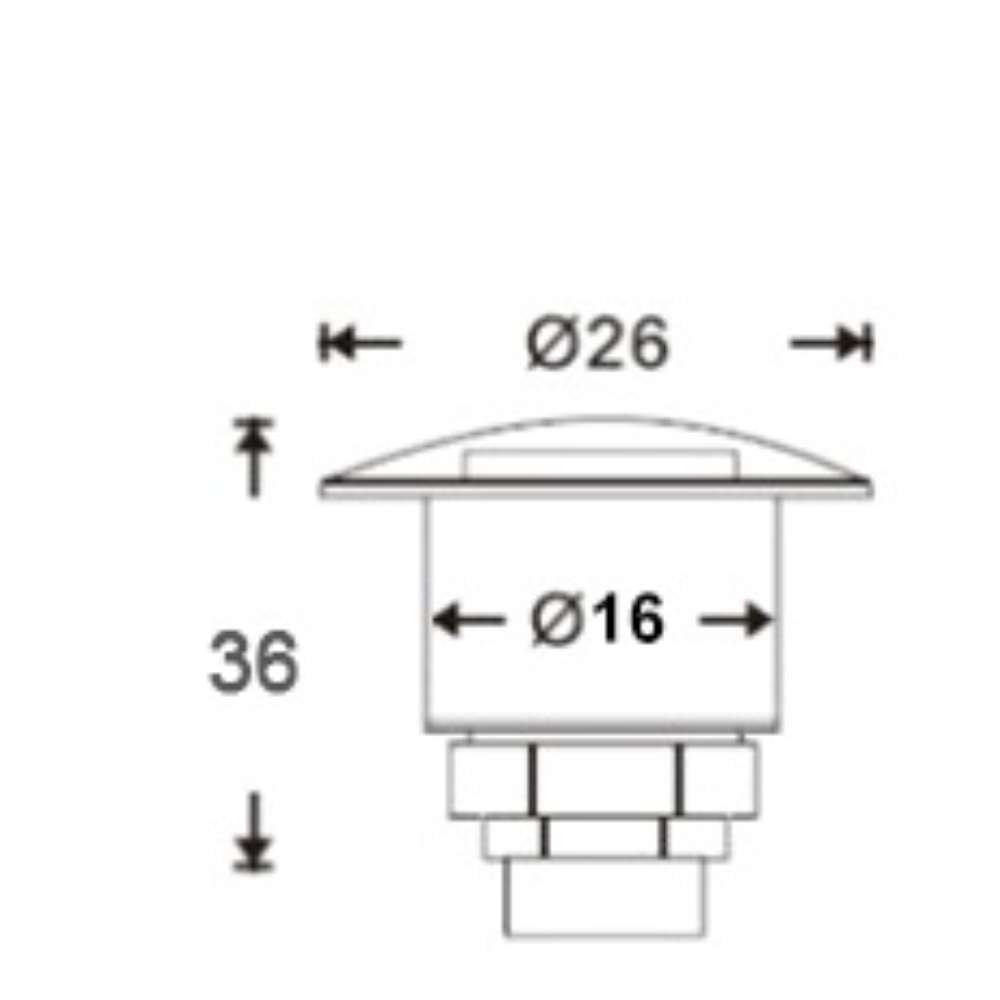 Πλαφονιέρα LED Inox Mini μισοφέγγαρο » Kouskoukis