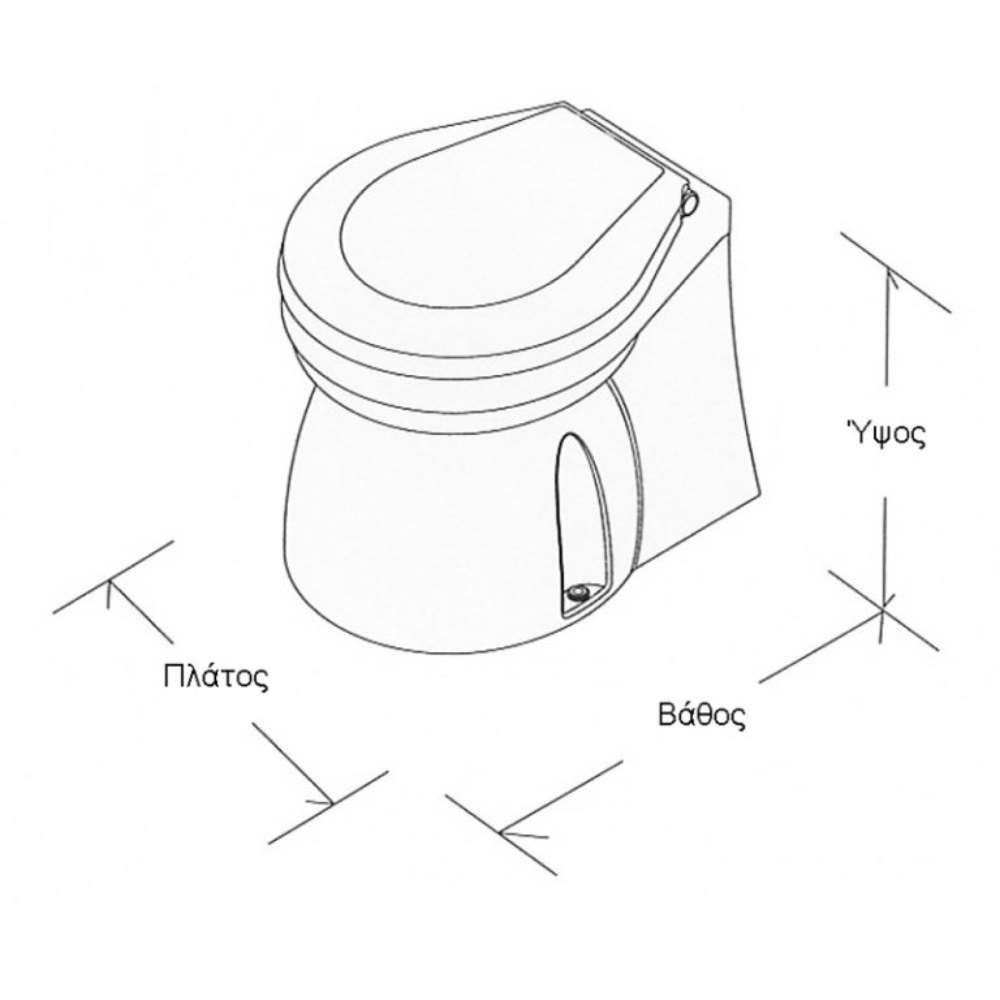 Τουαλέτα ηλεκτρική QF Regular Bowl 12V και 24V » Kouskoukis