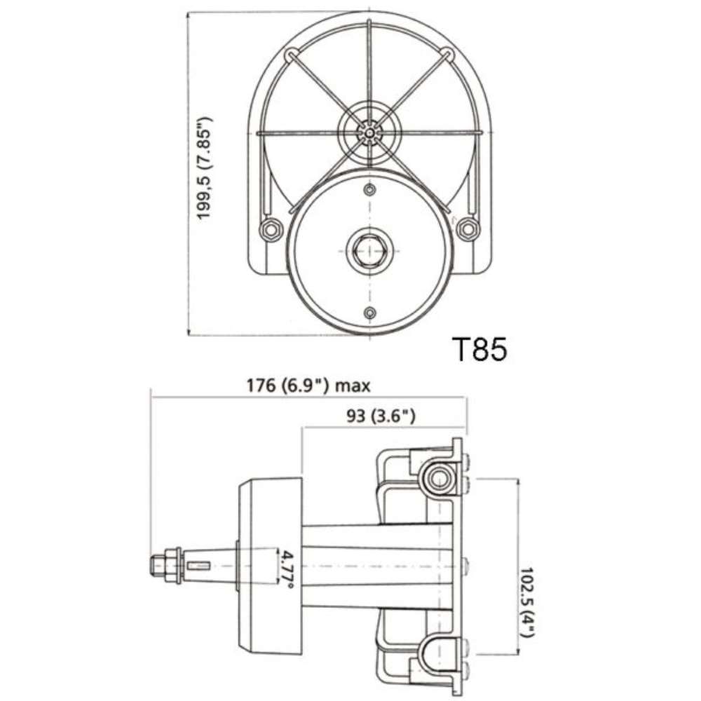 Μηχανισμός τιμονιού UFX Τ85 ΒΤ » Kouskoukis